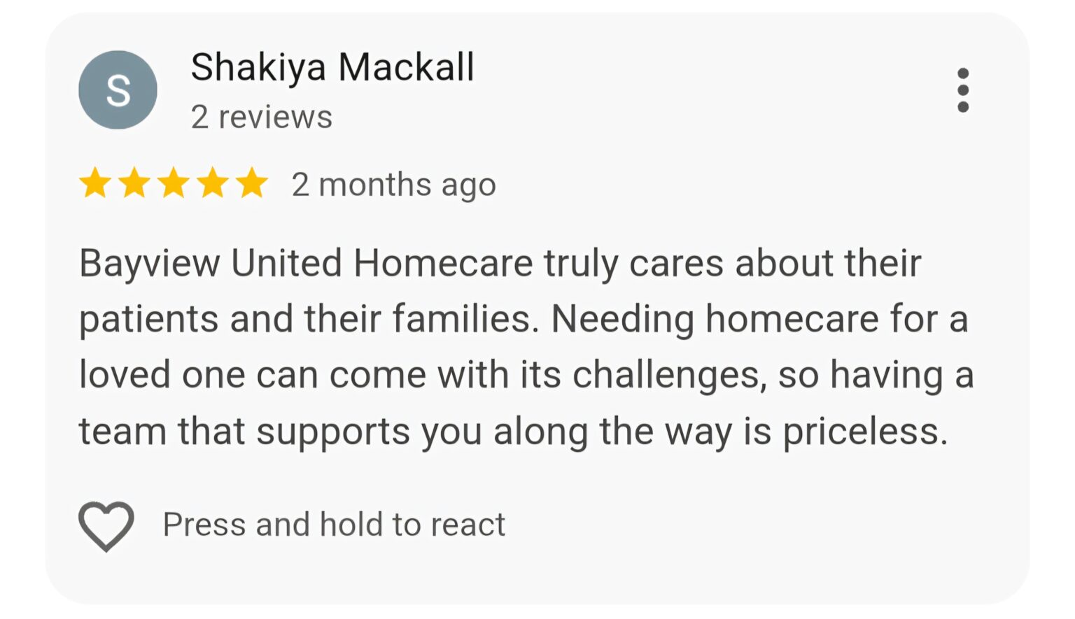 Bayview United Homecare Services – Reliable and compassionate care for ...